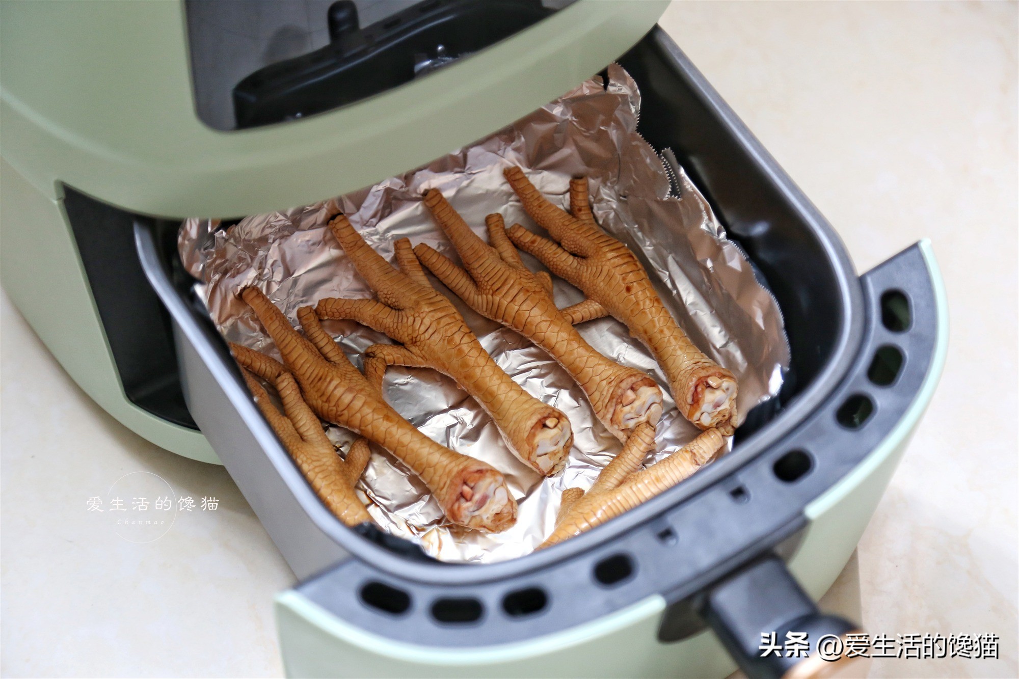 Without a drop of fried tiger skin chicken feet, the skin is fluffy and ...