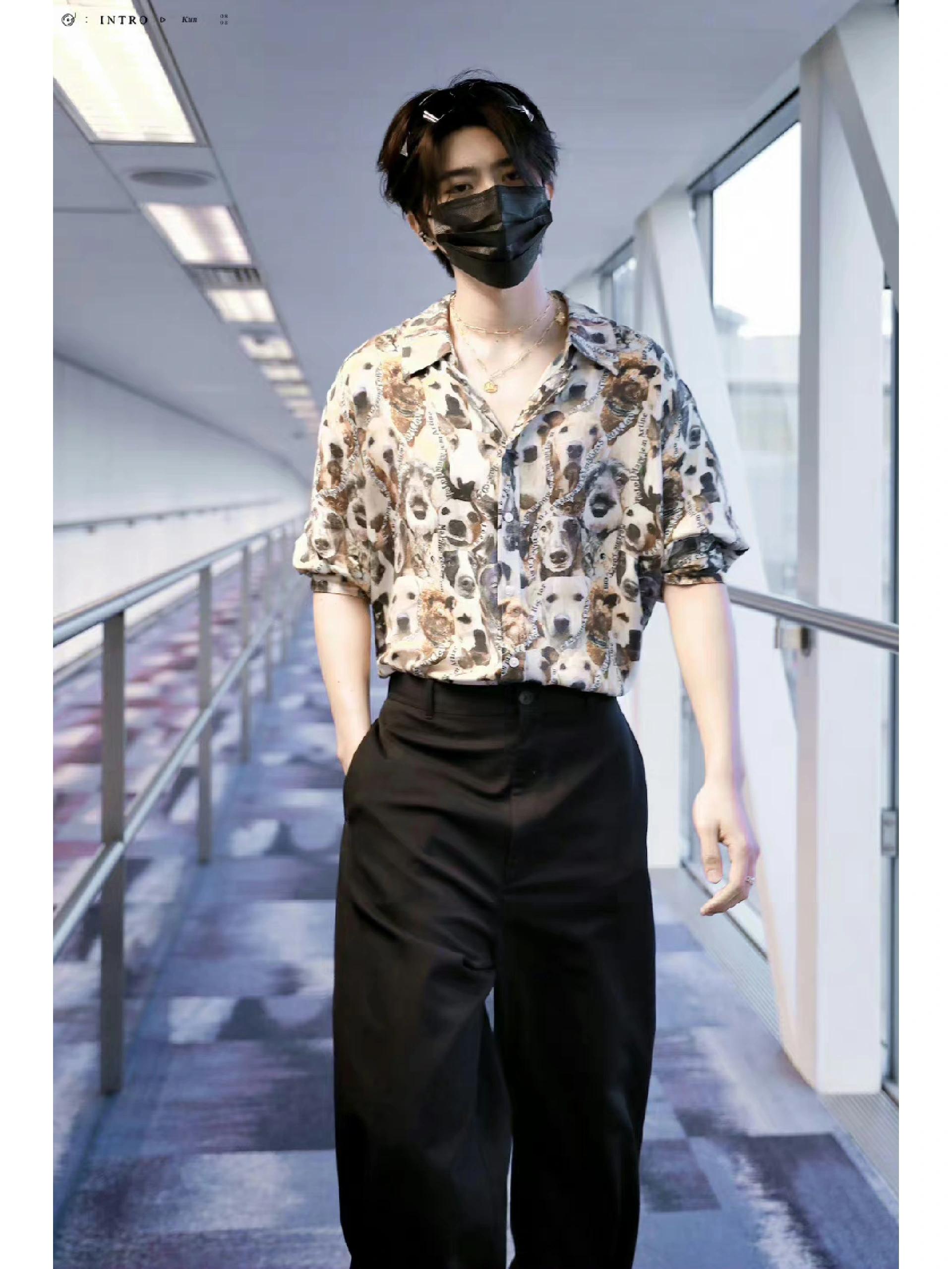 Cai Xukun set off for Thailand to record running men's private clothes ...