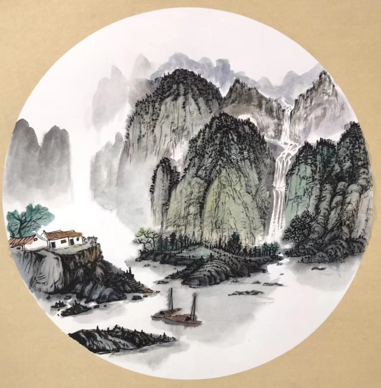 Appreciation of Huai Xingzhou's traditional Chinese painting tuanfan ...