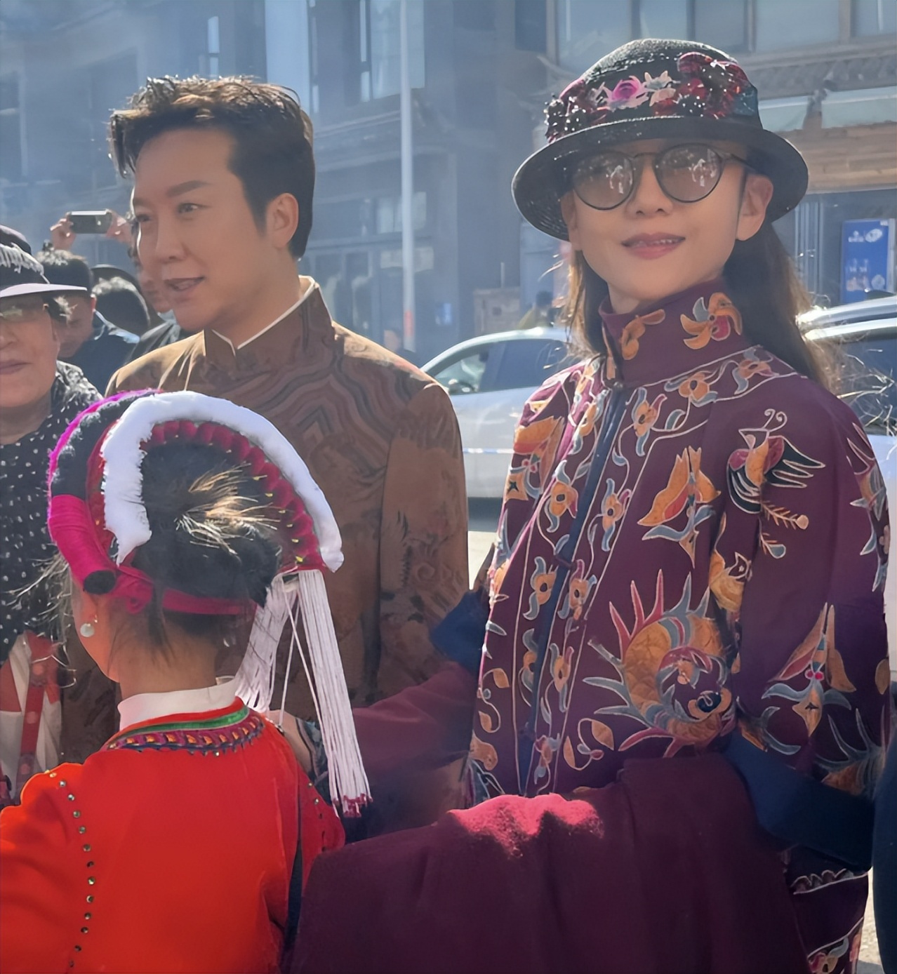 Yang Liping and Li Yugang were met by netizens!The two celebrate the ...