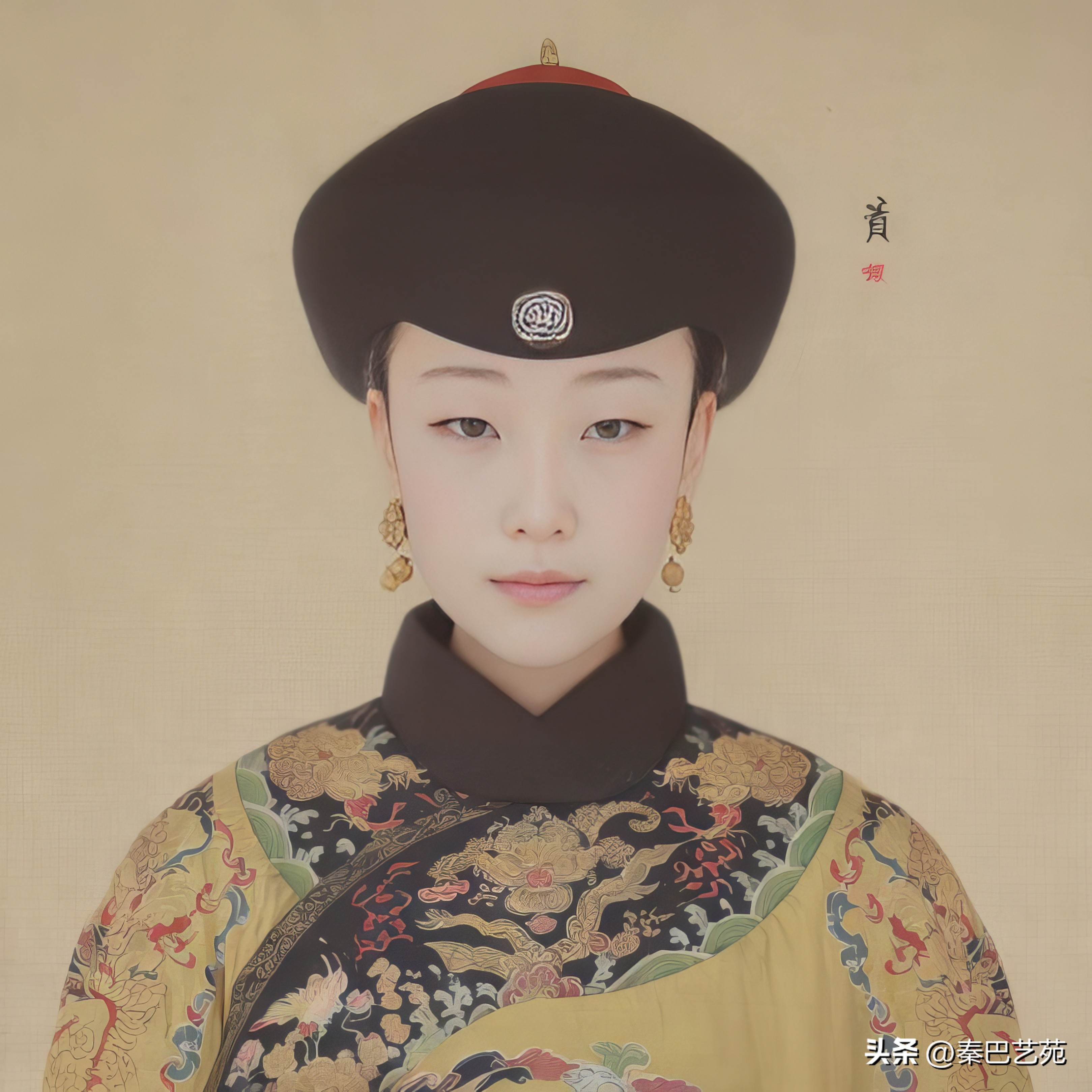 AI restores Emperor Qianlong and his concubines: look at their real ...