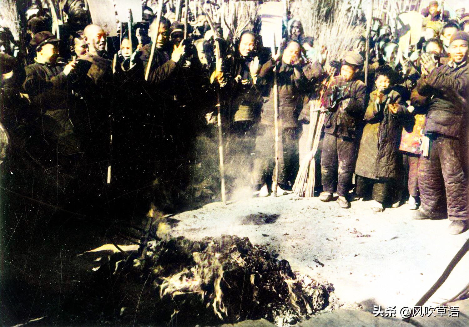 Old photos: rural images of Xi'an, Shaanxi during the land reform ...