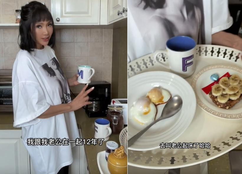 Zhang Mi recalled the anti-cancer process, the foreign husband ...