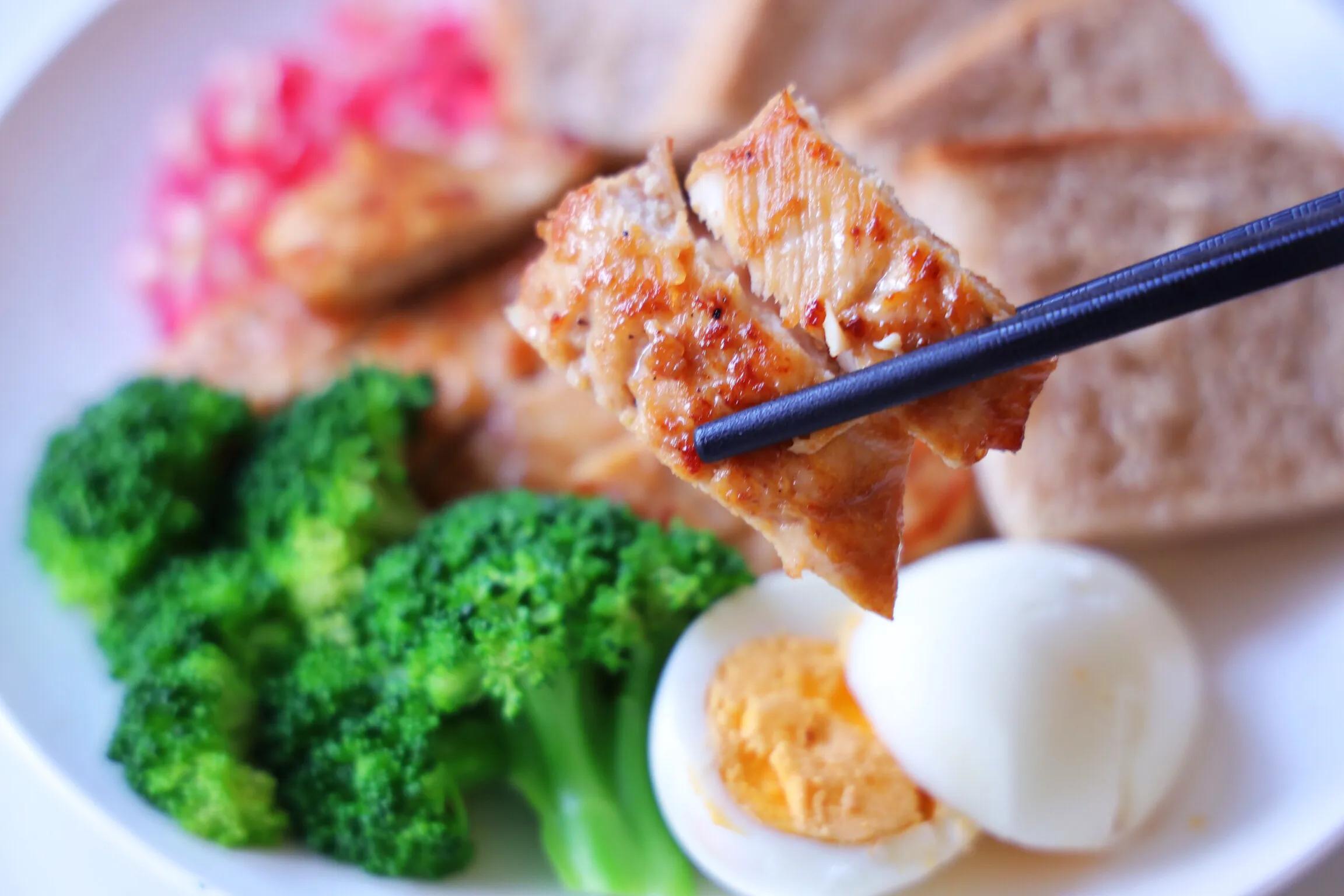 The child's first breakfast at school, breakfast prepared in advance ...