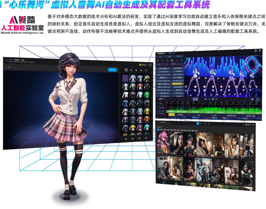 Meita Holdings released the virtual human music and dance social ...