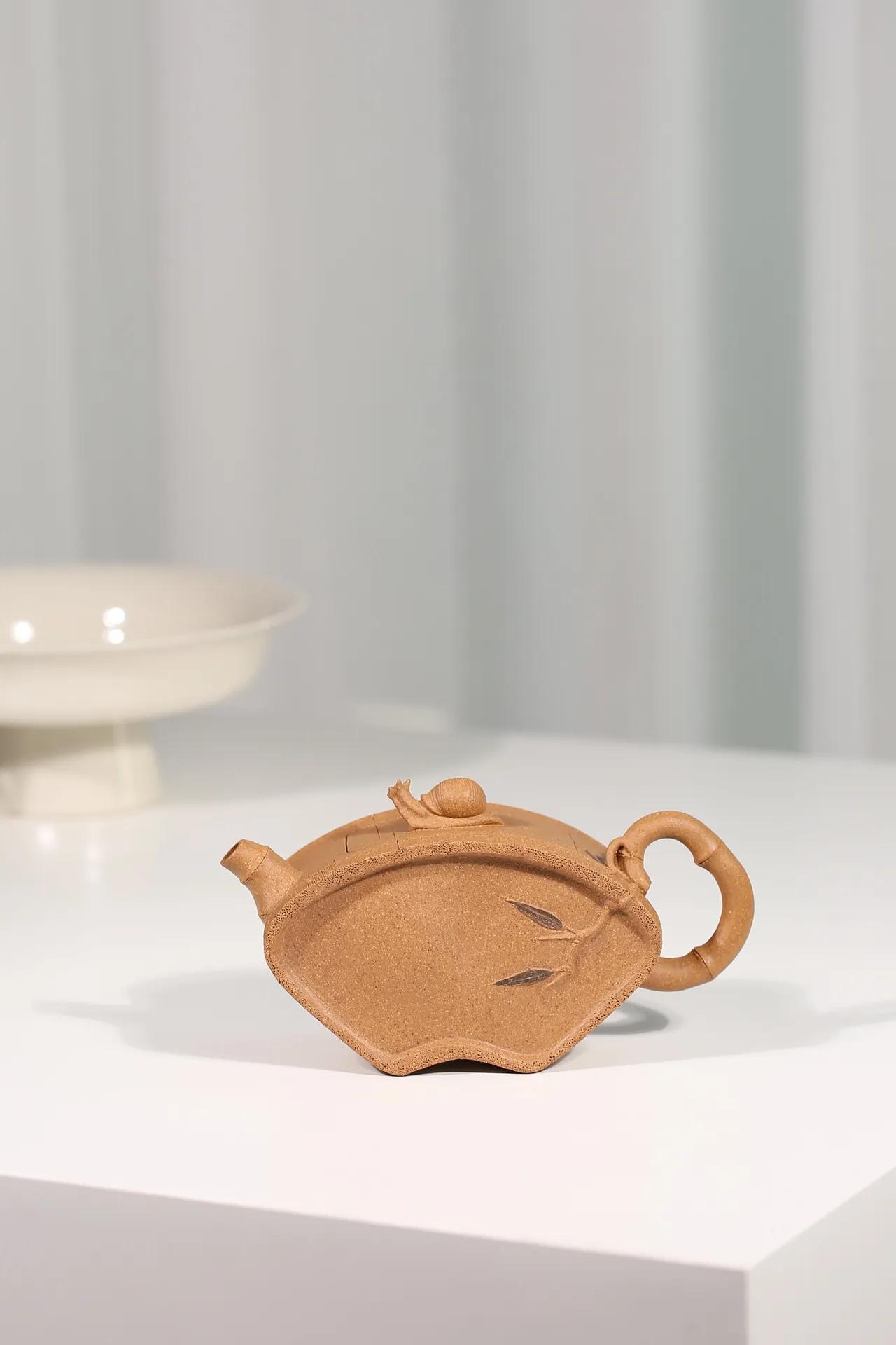 "Fun Bamboo" Lao Duan·180cc·Creative mesh Yixing original ore purple ...