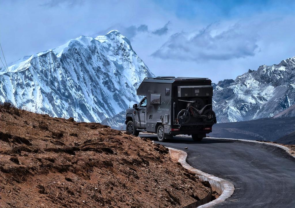 Dongfeng Mengshi Antarctic four-wheel drive off-road RV hard-core ...