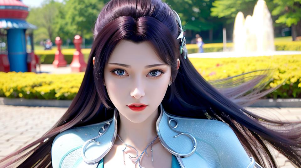 AI drawing wallpaper sharing┃Guoman Goddess-Yun Yun (2) - iNEWS