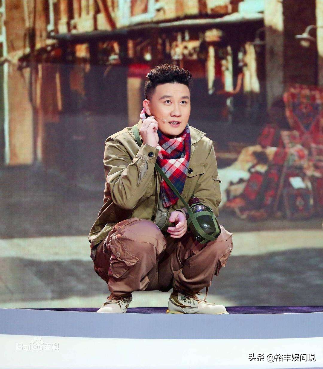 Yang Shulin wears red autumn clothes and long pants to welcome the new ...