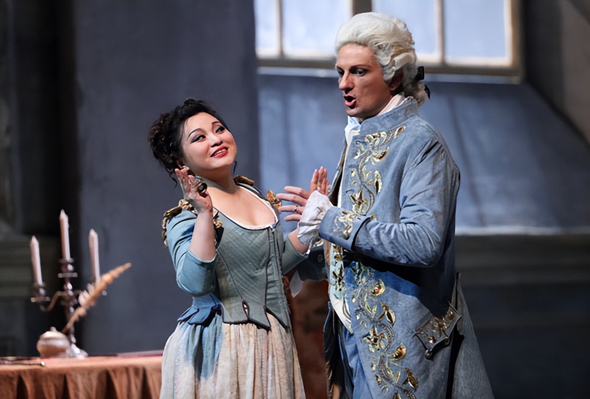 Opera "The Marriage of Figaro" character setting, color matching, stage ...