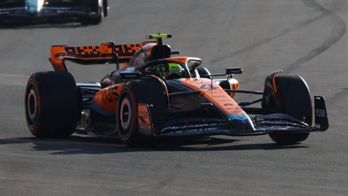 Norris: It's really cool to be able to use the same silver paint as the ...