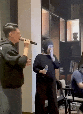 Netizens post Wang Leehom Huo Jianhua Ruby Lin's party video, netizen ...