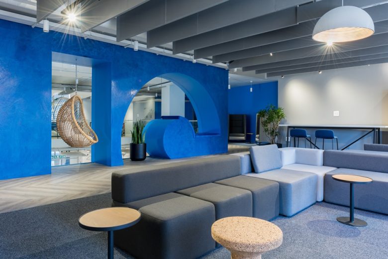 Simple, stylish and functional office space creative design collection ...