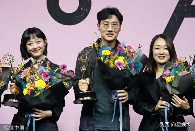 Hwang Donghyuk, Lee Yu, Kim Jiyeon, "Squid Game" Emmy Awards ...