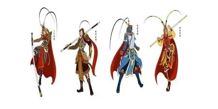 What are the abilities of the four god monkeys in mythology? - iNEWS