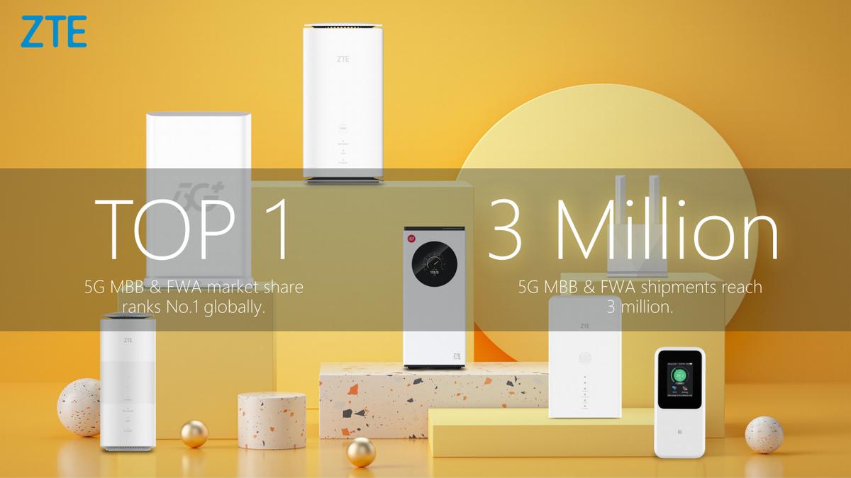 ZTE launched the fifth-generation 5G FWA and GIS version new products ...