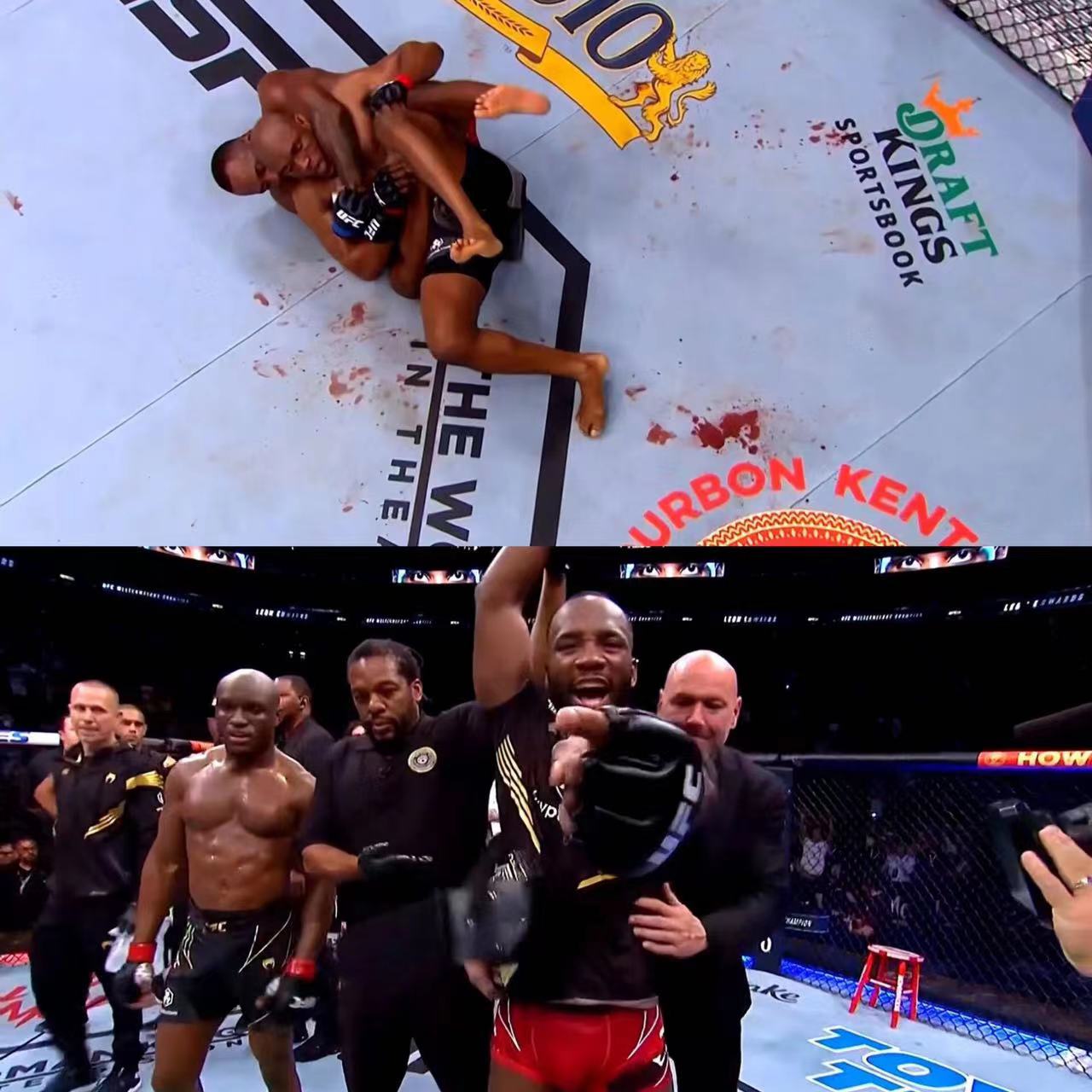 UFC miracle comeback, Edwards upset KO Usman, successfully defeated the ...