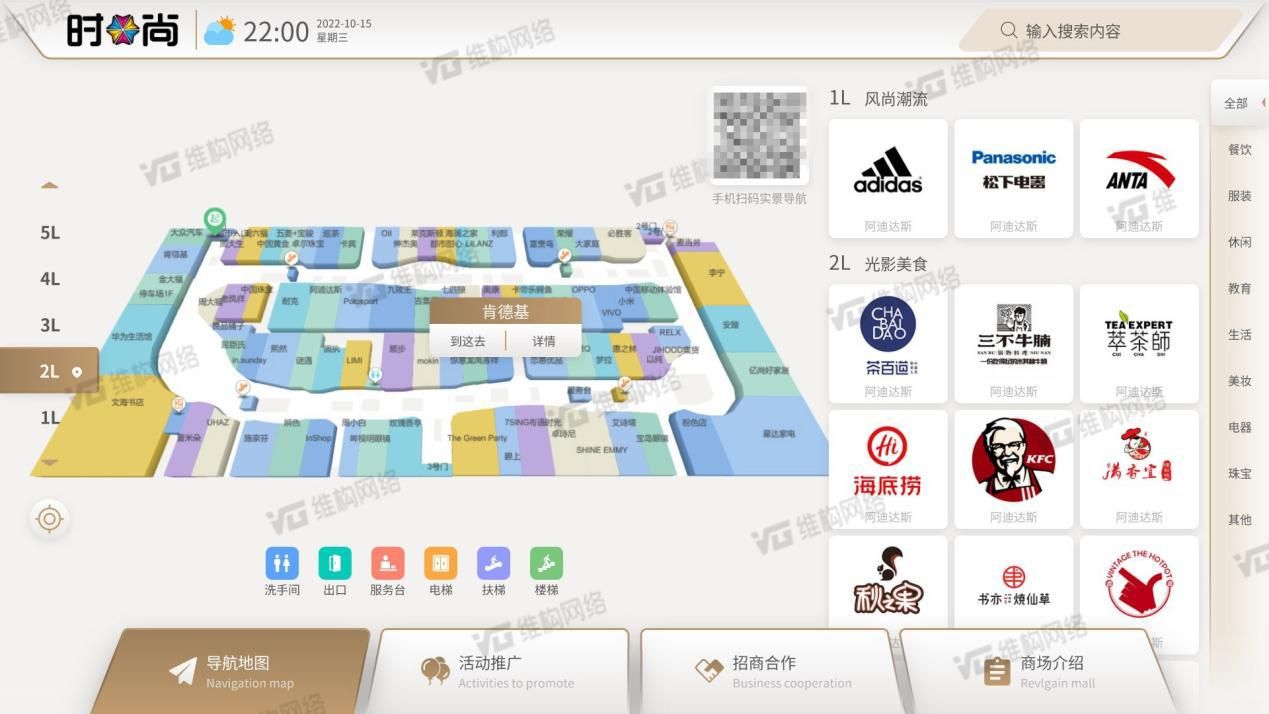 Make shopping easier: large-screen navigation software in shopping ...
