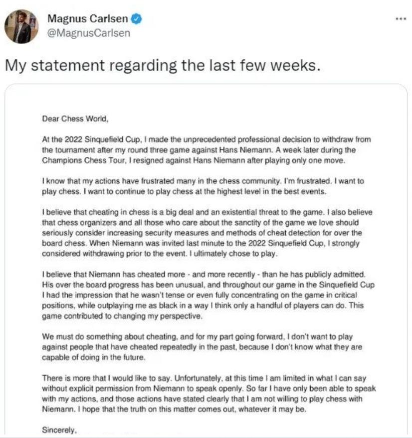Chess "smart anal bead cheating case" found out?No anal beads were ...