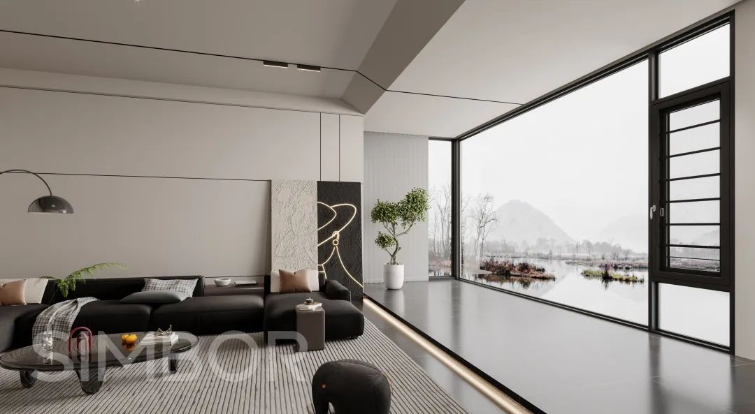 The new standard panoramic curtain wall window color is leading the ...