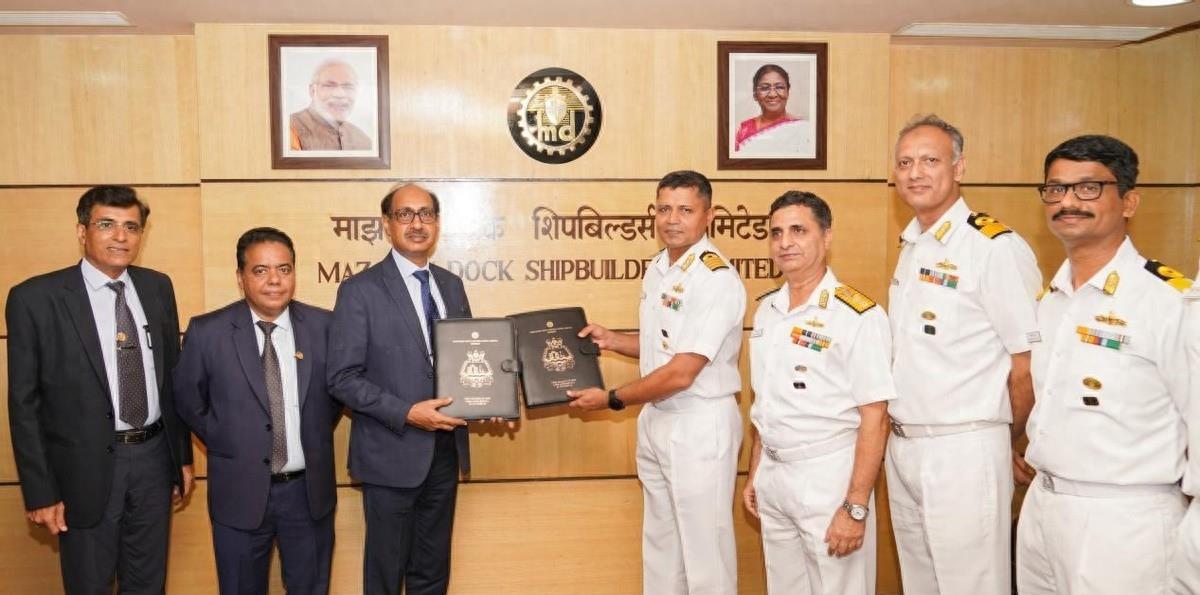 The third P-15B guided missile destroyer of the Indian Navy has been ...
