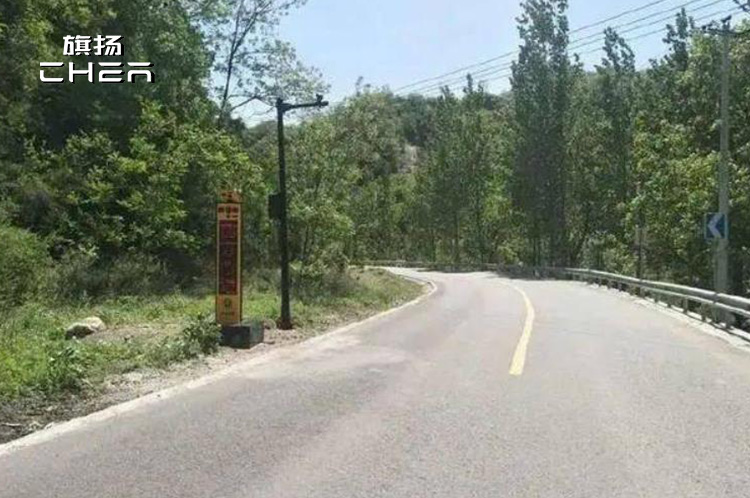 The road early warning system realizes the simultaneous detection of ...