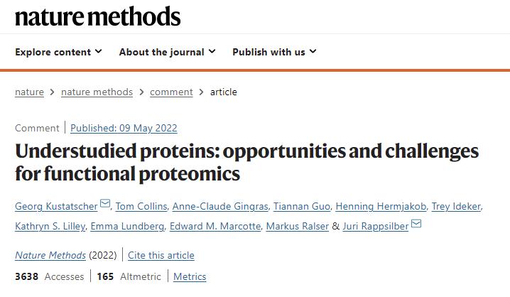 Scientists from six countries jointly launch "understudied protein plan ...