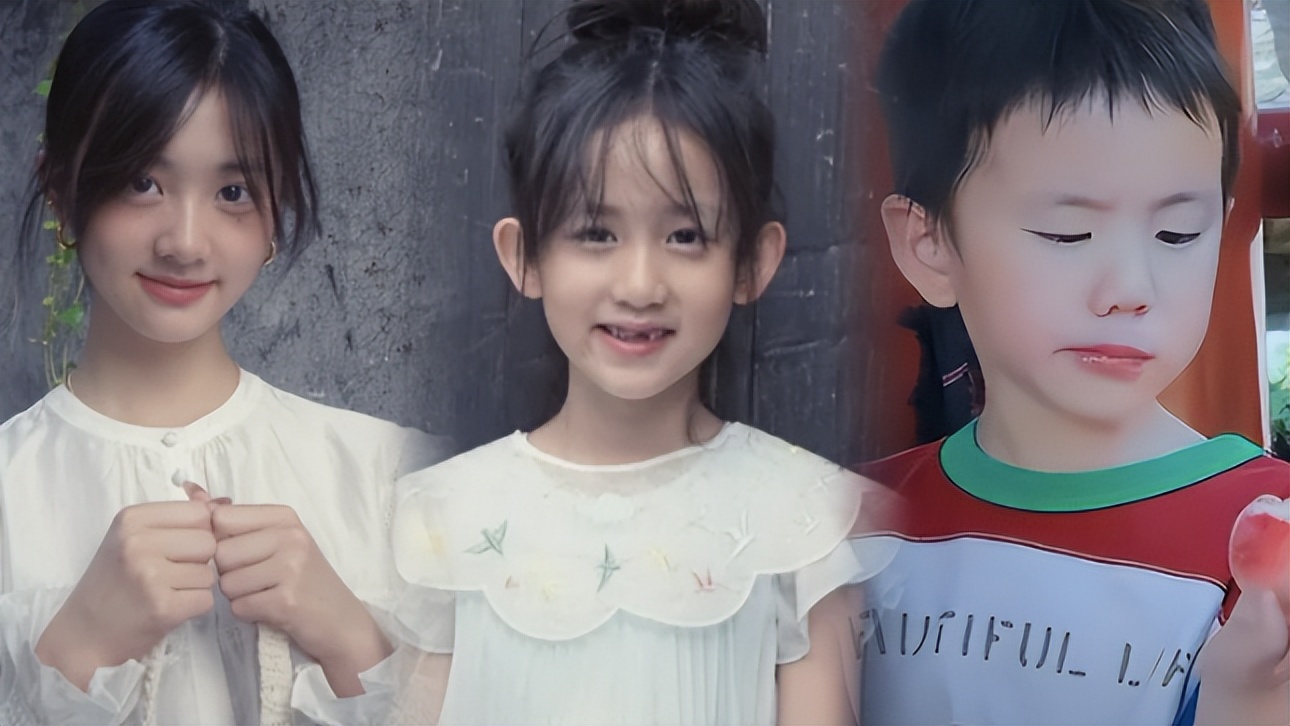 Huang Lei's 9-year-old daughter wears smoky makeup, red lips and ...