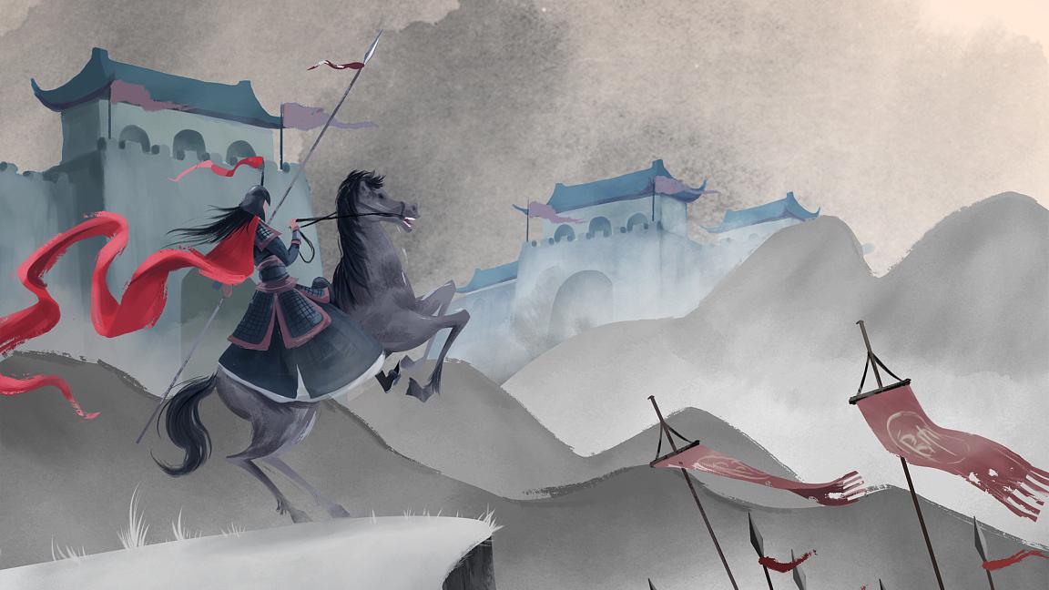 Du Fu's grandfather sent his friends off on an expedition and wrote a ...