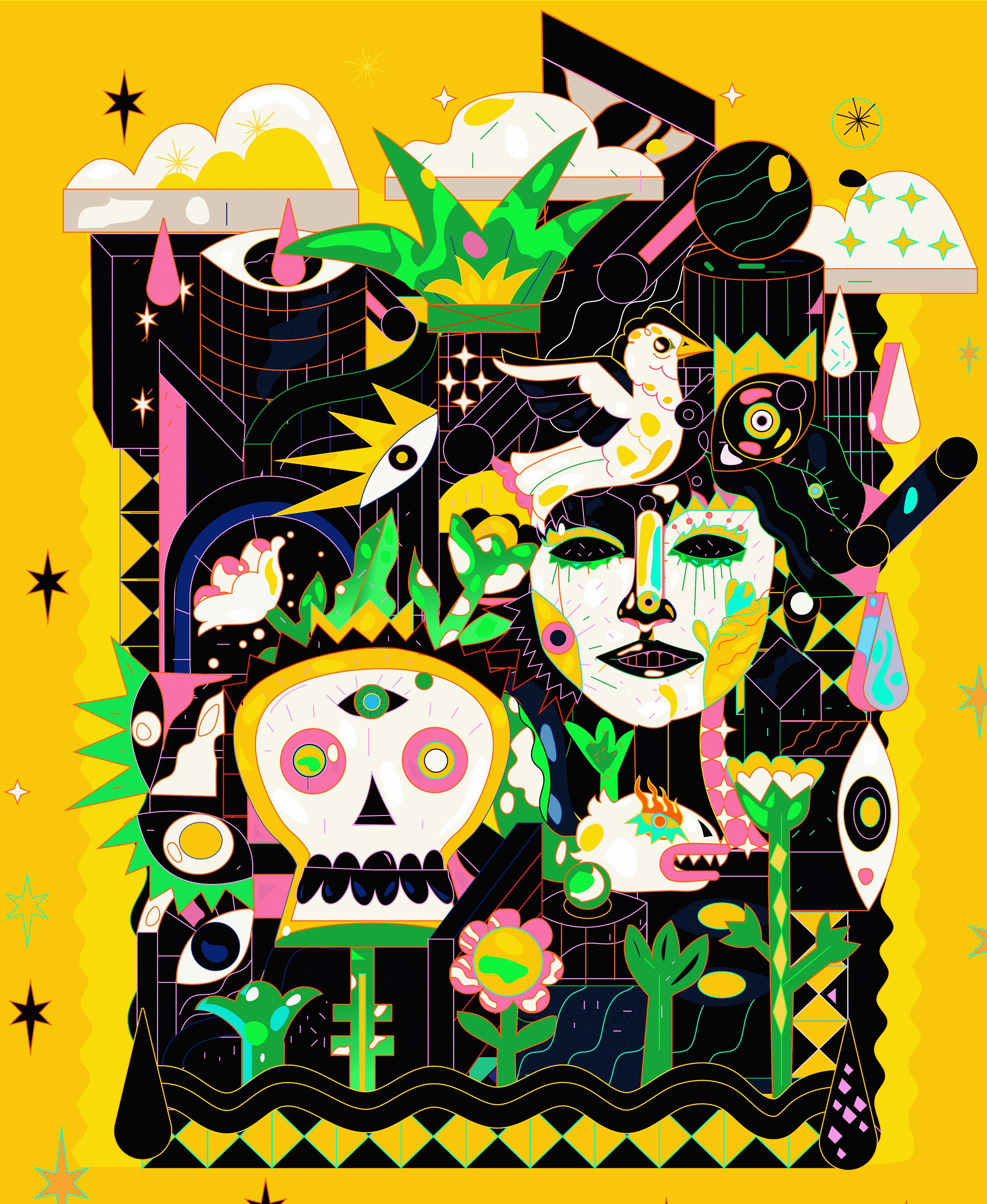 復古又精緻插畫，每個細節都值得咀嚼品味~ - 資訊咖