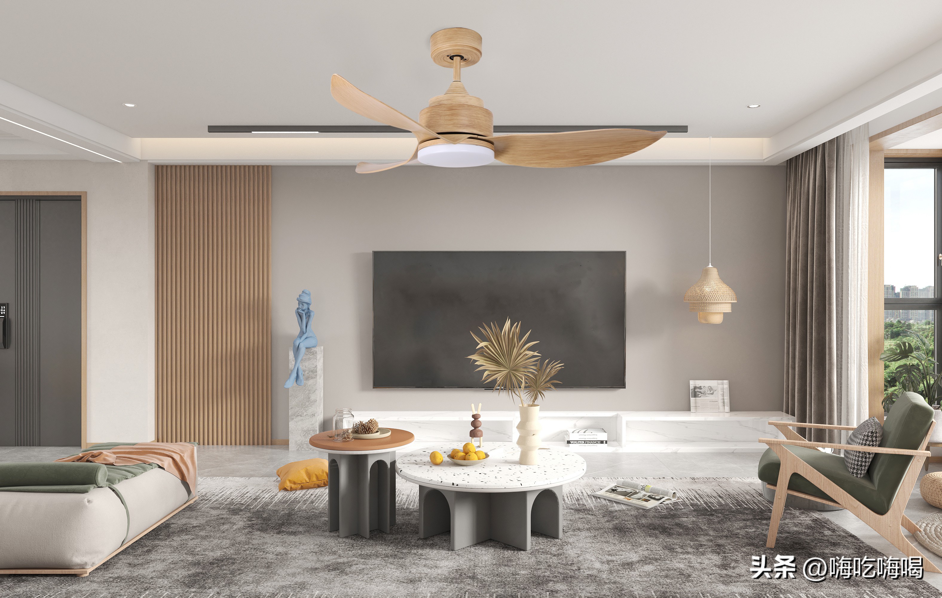 It can also be beautiful without main lights and fan lights! - iNEWS