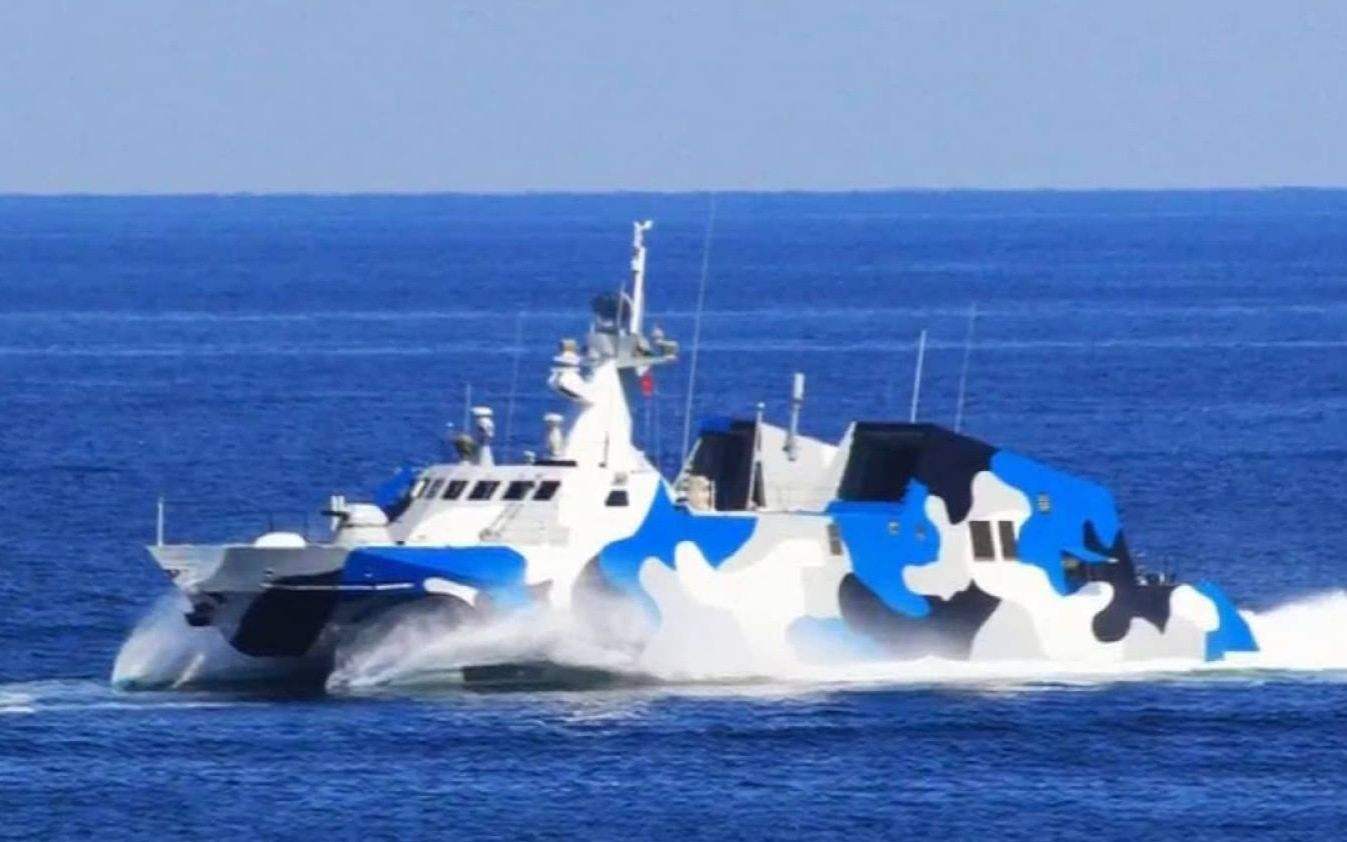 The 022 missile boat, which once served as an anti-aircraft carrier ...