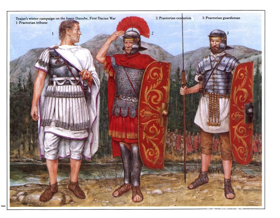 The guards of the Roman Empire, whether to protect the emperor or ...