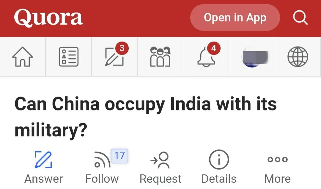 Indian netizens arrogantly asked: Can India defeat China at the ...