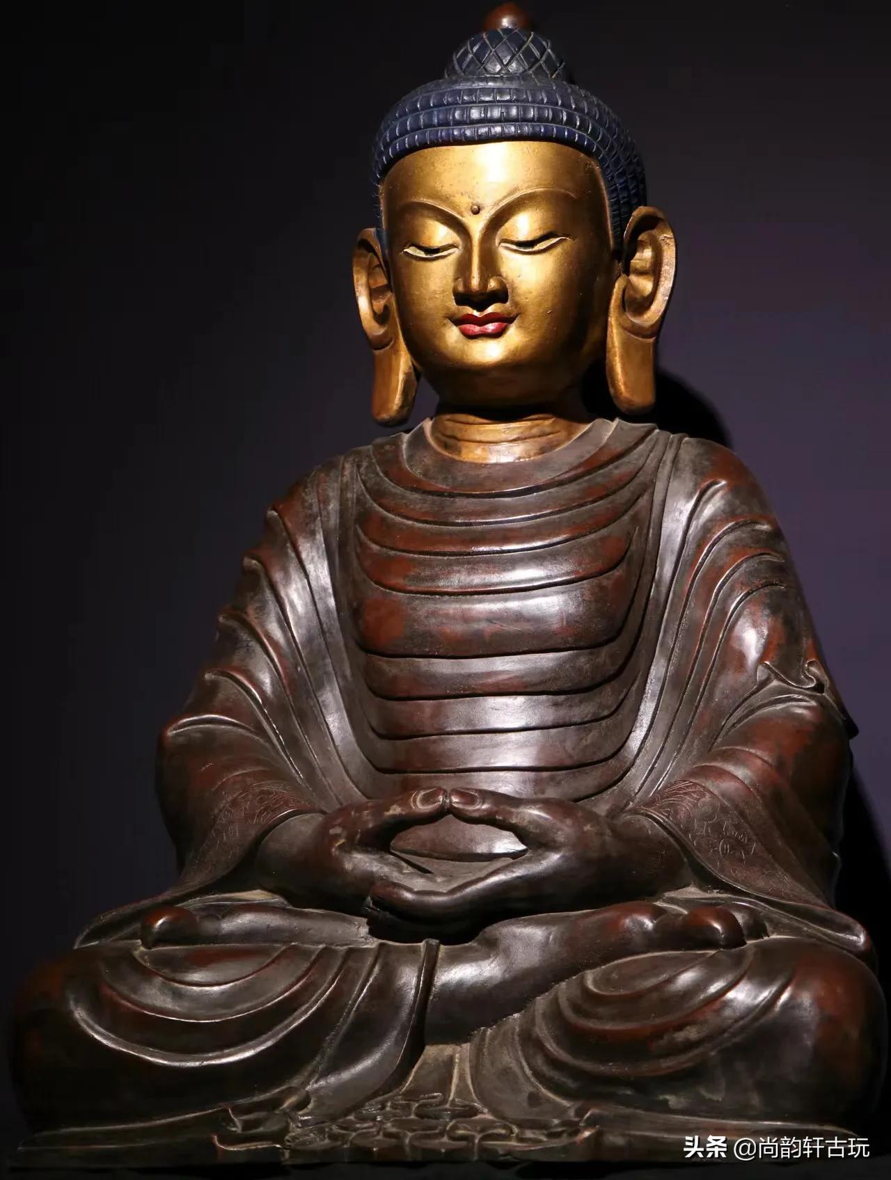 Gilt bronze, statue of Tathagata of the Sun - iNEWS