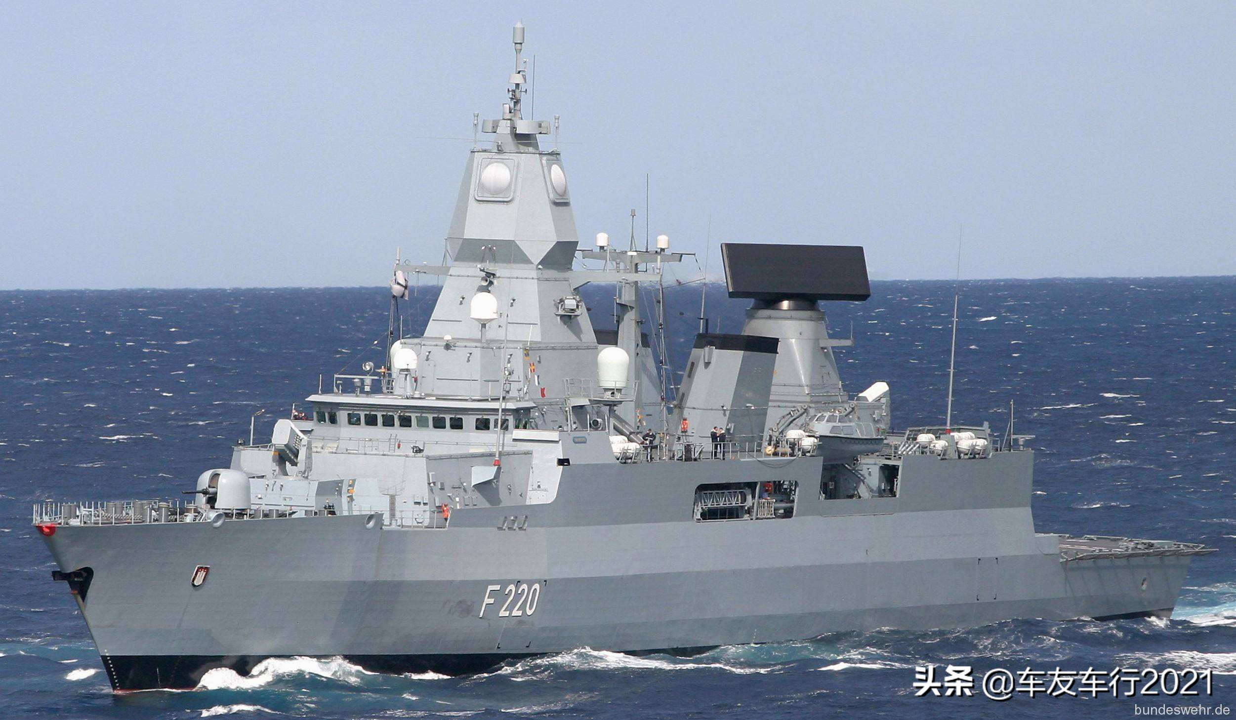 German Sea Hussars, K130 Braunschweig-class frigate of the German Navy ...