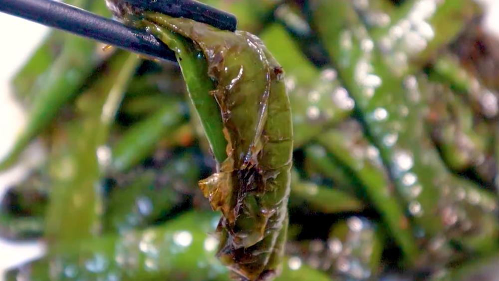 The home-style practice of traditional Sichuanese tiger skin peppers ...