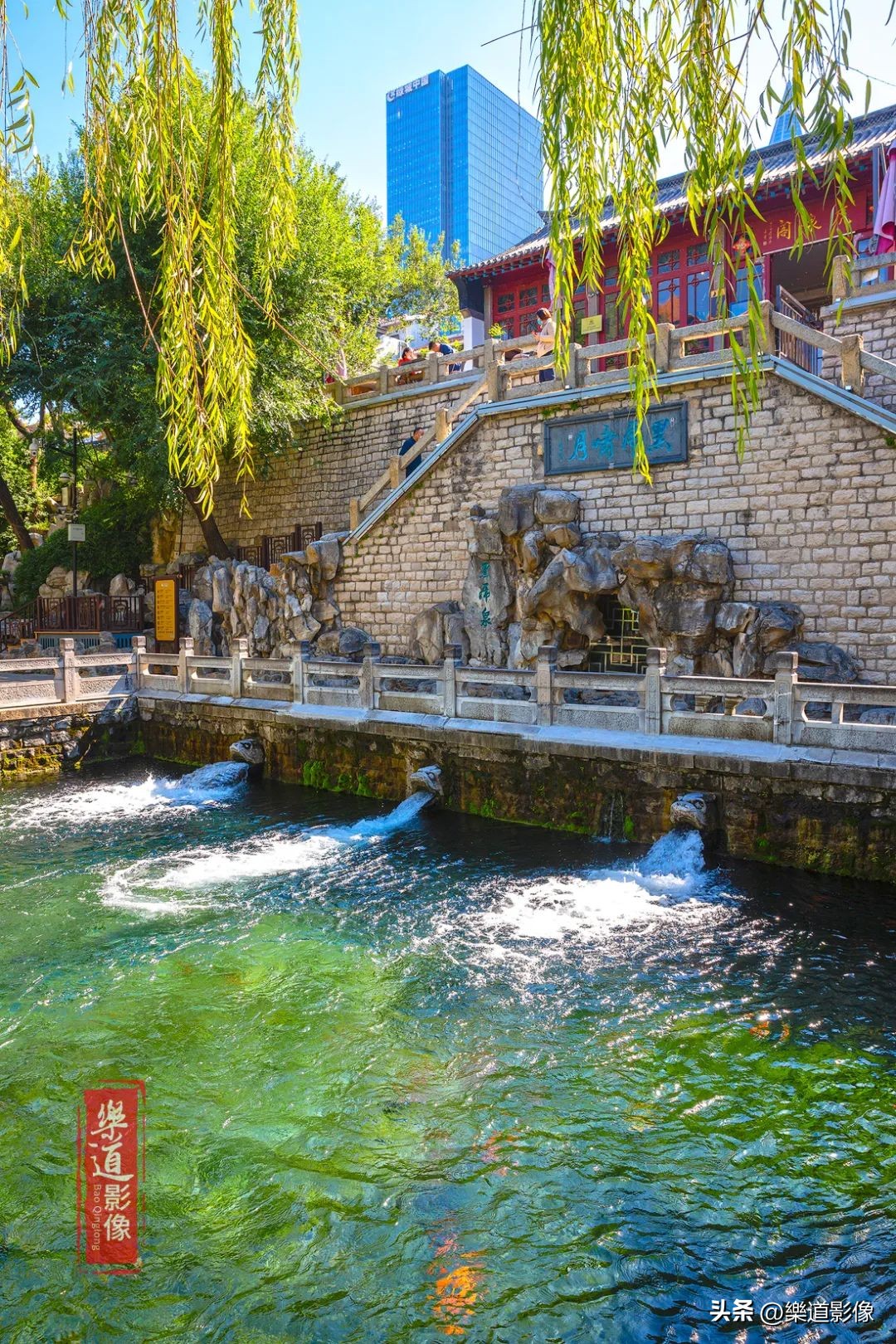 The highest water level of Black Tiger Spring in Baotu Spring - iNEWS
