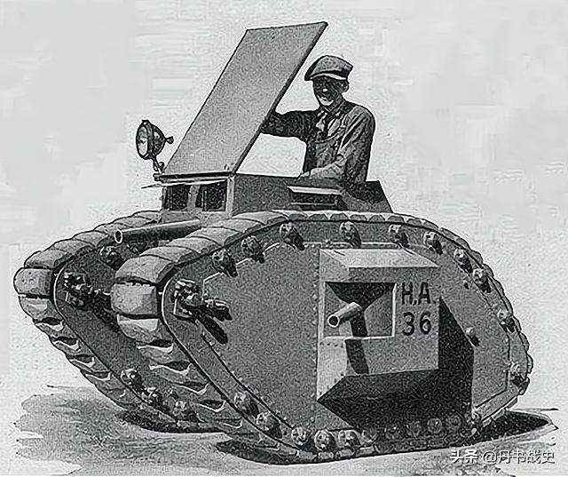 Underage tanks?World War I American Holt HA36 miniature tank - iNEWS