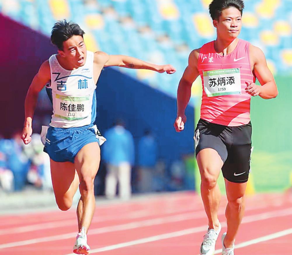Chen Jiapeng's fourth hit against Japan! The 21-year-old sprinted 10.17 seconds for 100 meters ...