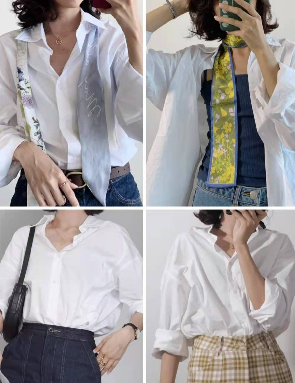 "White shirt" can't always wear temperament?Look at these 9 sets of ...