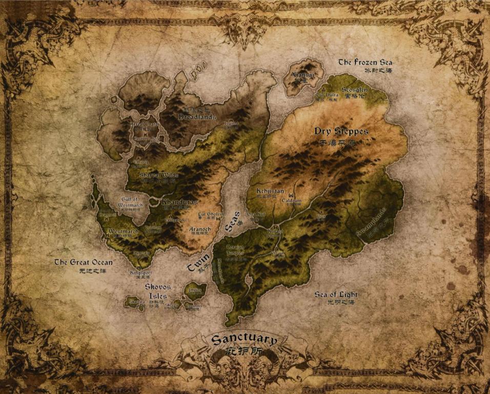 Talking about Diablo: The evolution history of the game map, from one ...