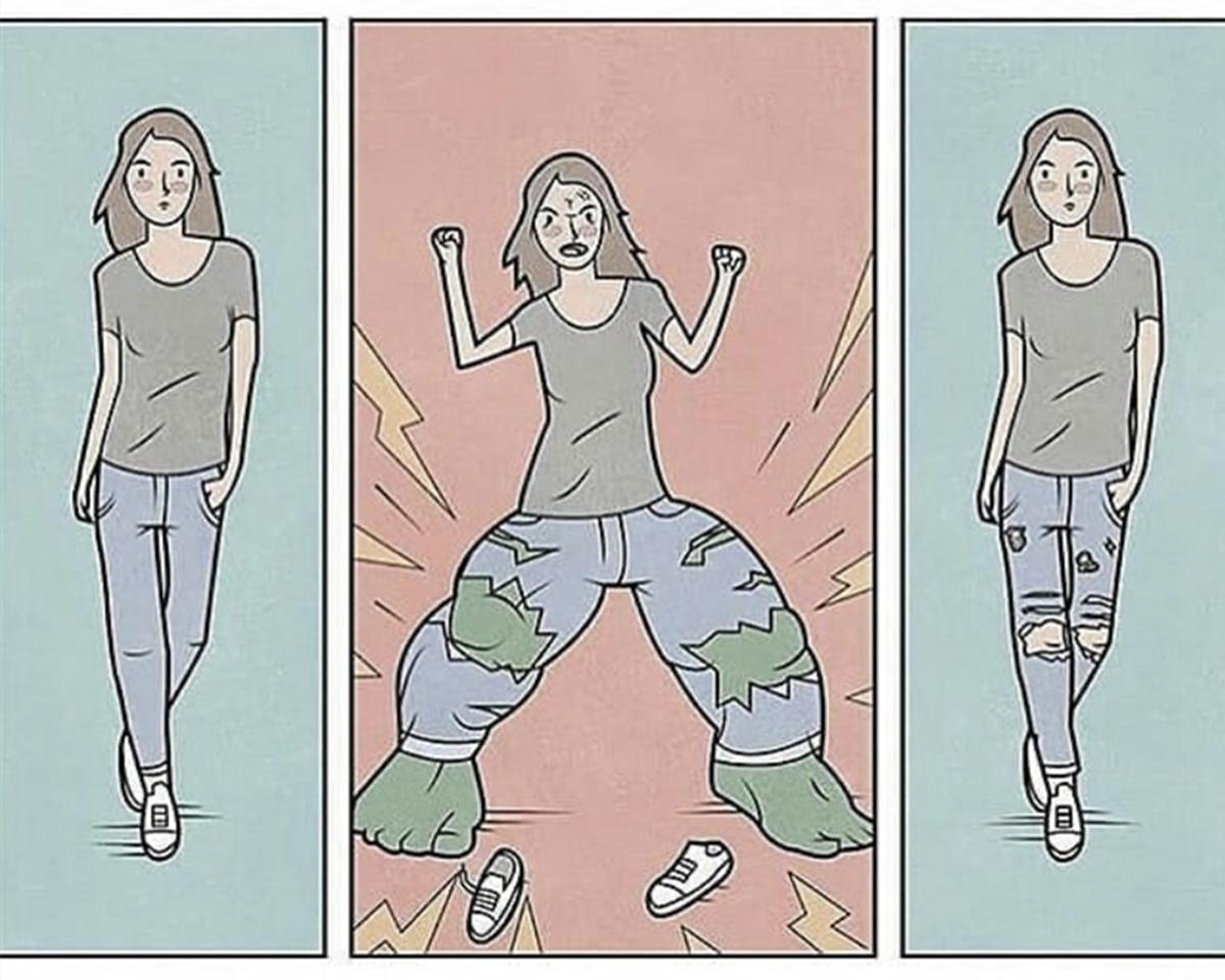 Interesting and somewhat reversal comics, not only unexpected, but also ...