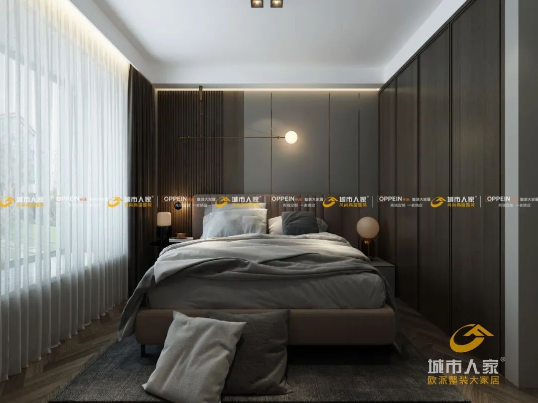 "Kunlun Royal 117㎡" is a modern light luxury style, elegant and ...