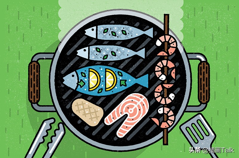 New York illustrator Mikey Burton, super simple and textured - iNEWS
