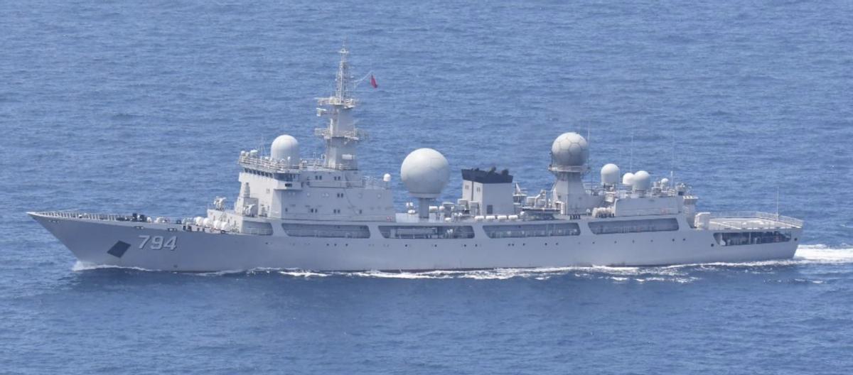 The People's Liberation Army's electric reconnaissance ship is ...