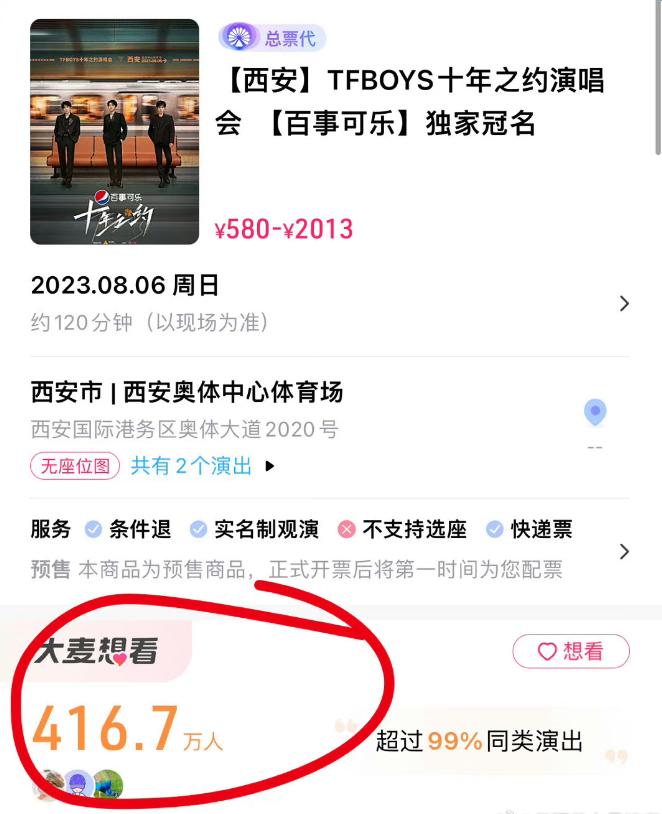 TFBOYS十年之約200萬一張票，網友們已經搶瘋了，黃牛們卻笑麻了 - 資訊咖