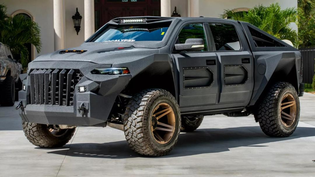 Explosive change: Ram 1500 turned into a muscular version of the ...