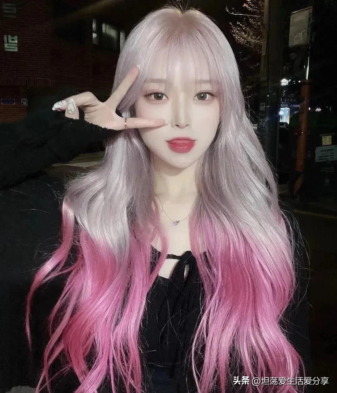 The most eye-catching "half dyed" hairstyle - iNEWS