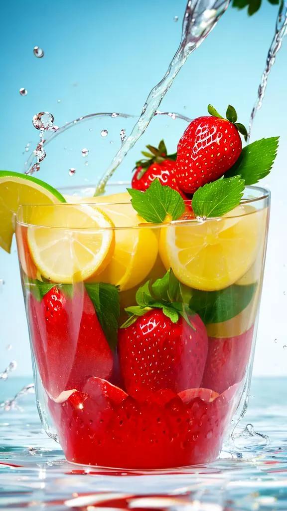 Beautiful clear bright summer cool fruit wallpaper - iNEWS